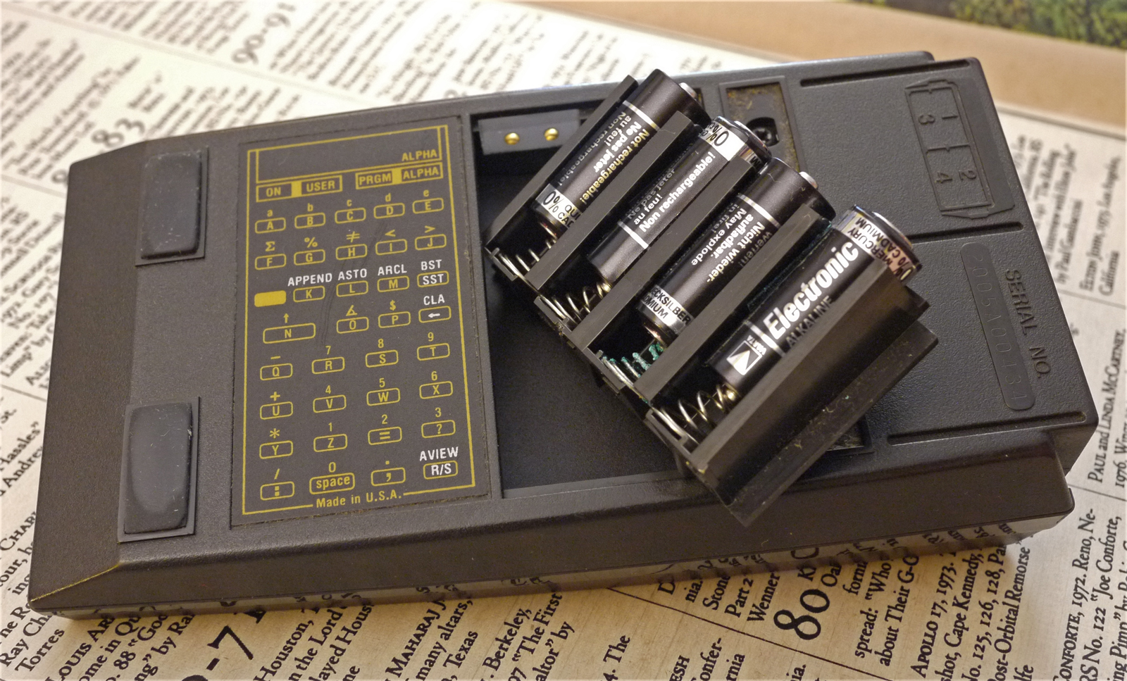 Pack Rat: Programmierbarer Rechner HP-41C