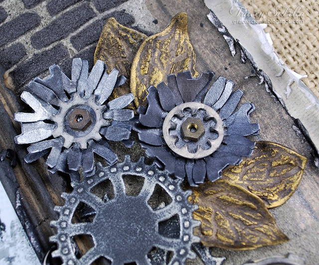 Garden of Grace: "My Hero" and Grungy Gear Flower Tutorial for Donna ...