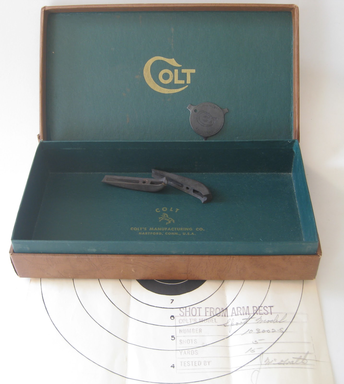 Smallbore Metallic Silhouette, the REAL game!: Colt Woodsman Box SN ...