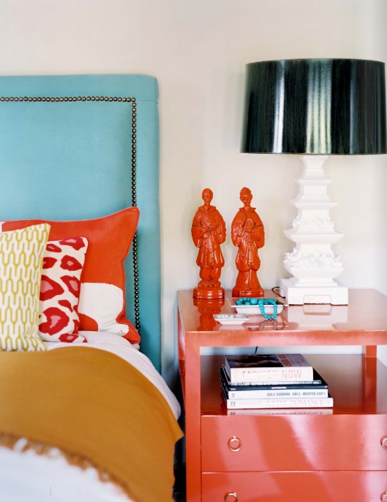 Metropolitan Musings: Colorful Headboards