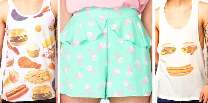 STYLE: Food Print Clothing | Neon Rattail