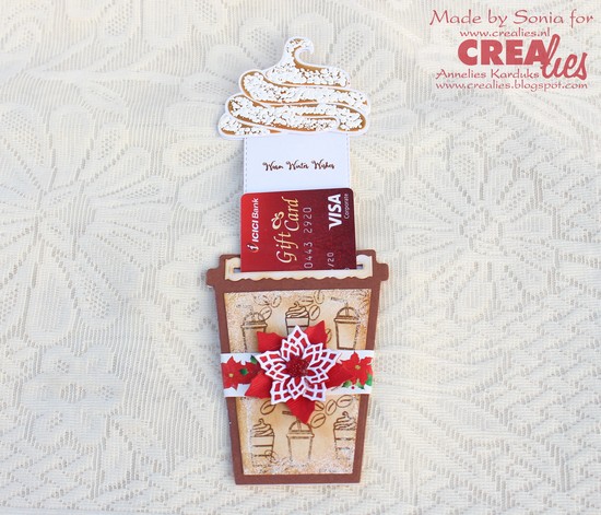Crealies: Crealies Slider Gift Card Holder