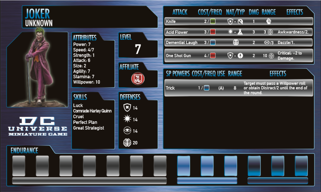 GMorts Chaotica: Knight Models - DC Universe Miniatures Game