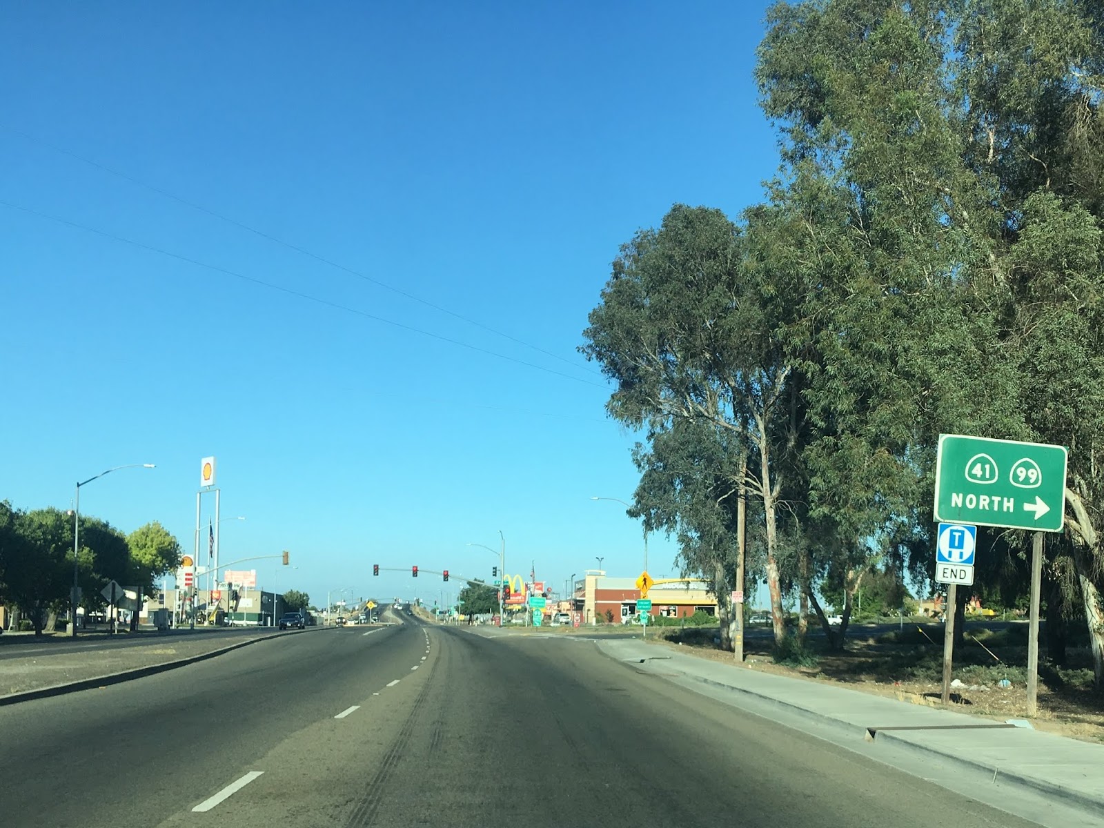 Old California State Route 41 in Southern Fresno County and the ...