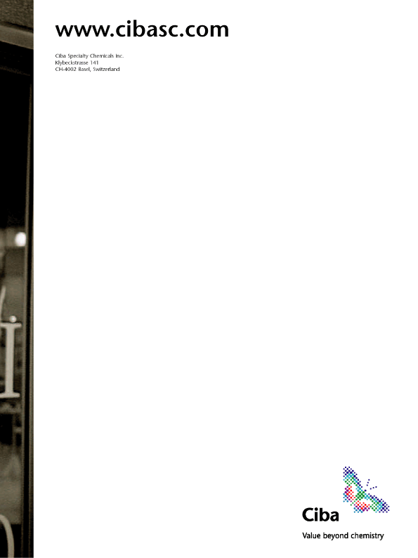 History of All Logos: All Ciba Specialty Chemicals Logos