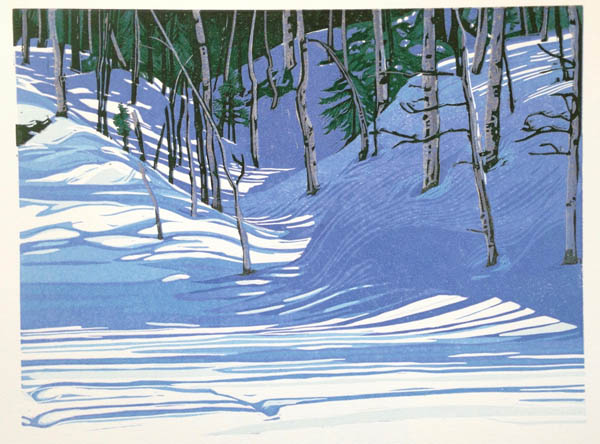 Brush and Baren: Linocut in Progress: Race to the finish, and the ...