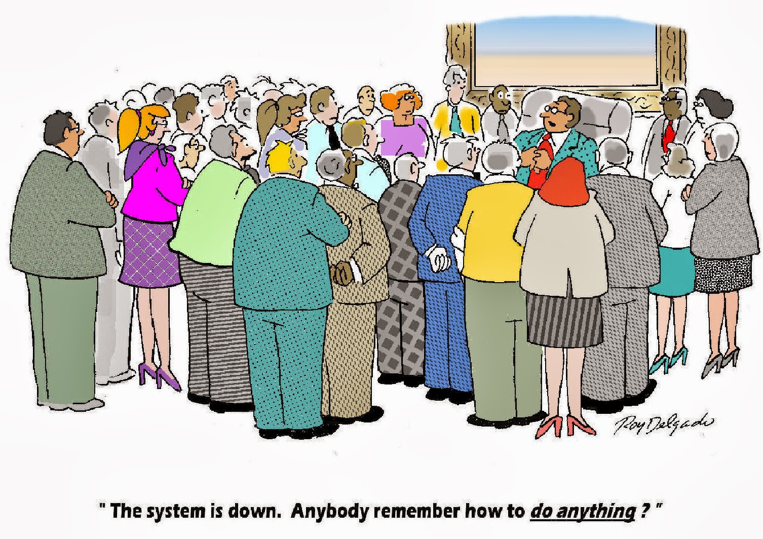 Plum Loco - Roy Delgado: READER'S DIGEST BOOK CARTOON - Roy Delgado