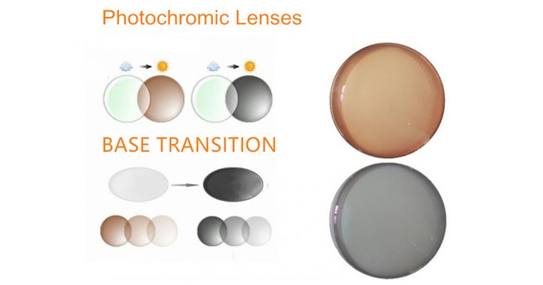 Transition lenses with pros and cons