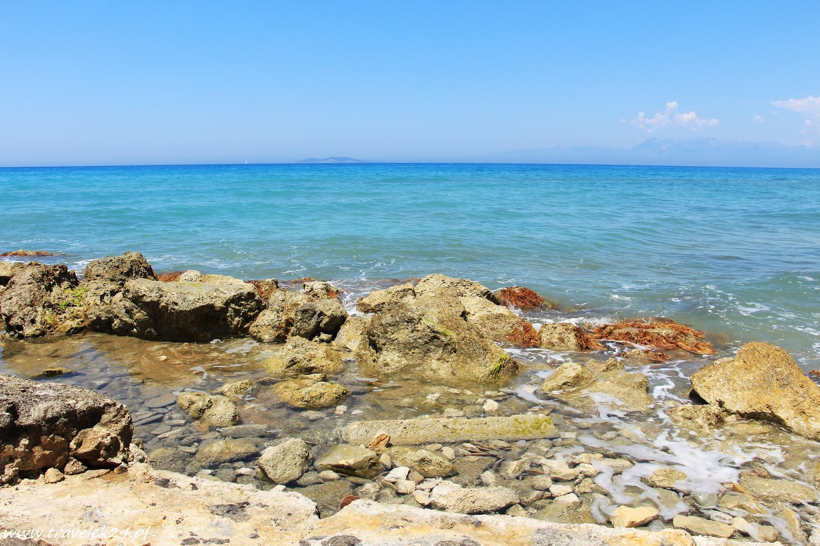 Korfu - Cape Drastis i Logas Beach (Sunset Beach)