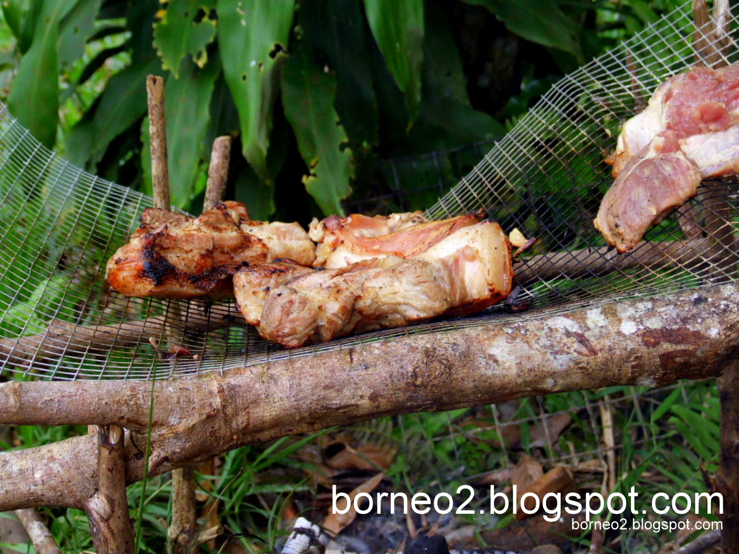 Borneo Island, Awaken To A Different World: Barbecued Pork Meat