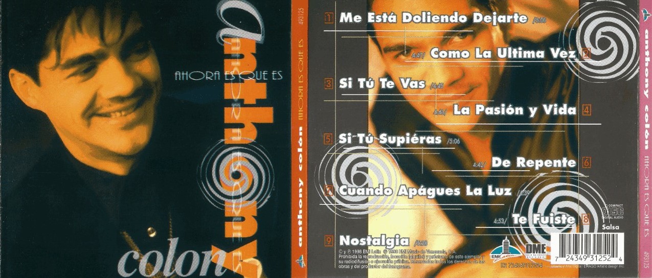 Area51 En Salsa: ANTHONY COLON . AHORA ES QUE ES (1998)