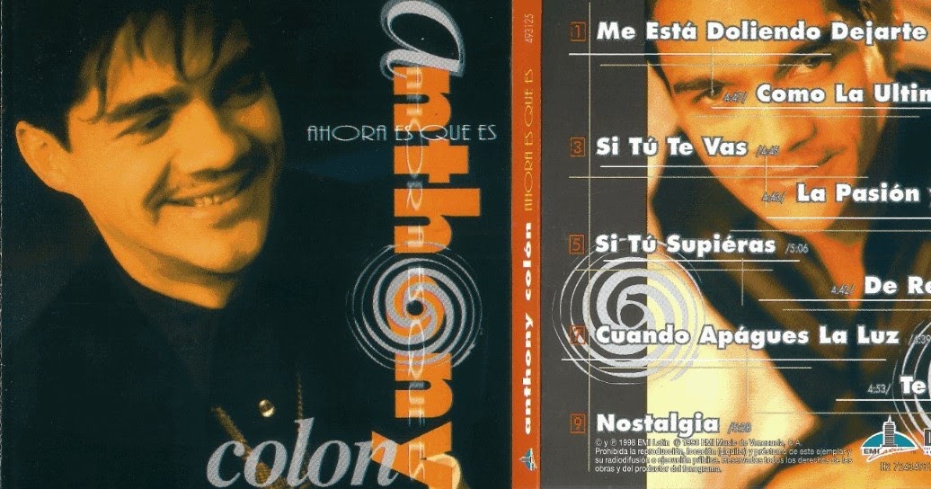 Area51 En Salsa: ANTHONY COLON . AHORA ES QUE ES (1998)