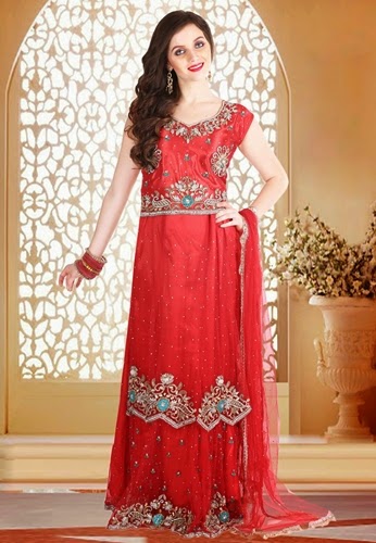 Latest Lacha Designs for Brides | Traditional Lacha Dress for Wedding Days