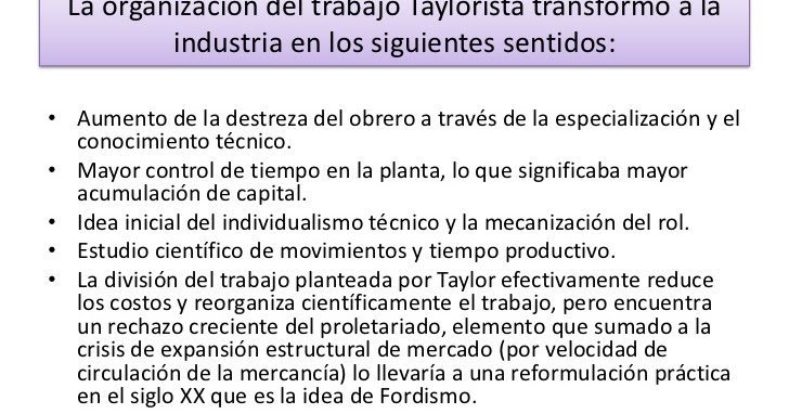 PEDAGOGIA EMPRESARIAL : Modelo Taylorista