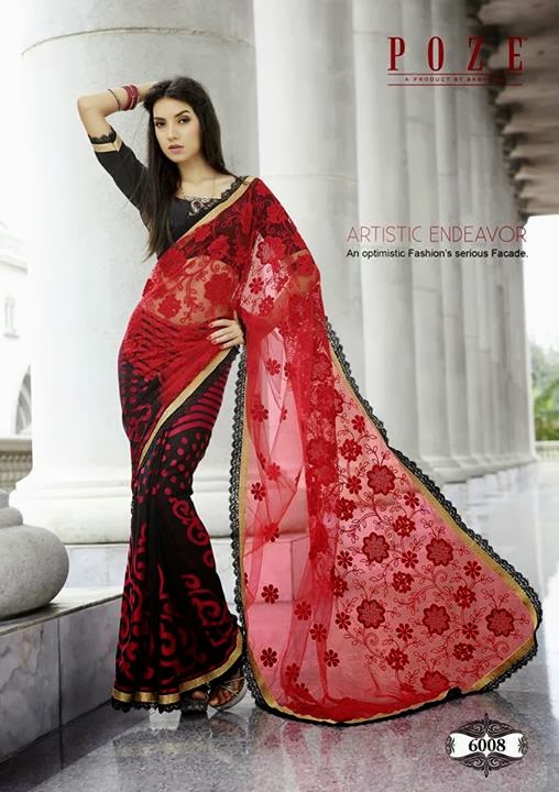 Simple & Beautiful Sarees | Simple Navratri Saree Designs for Girls ...