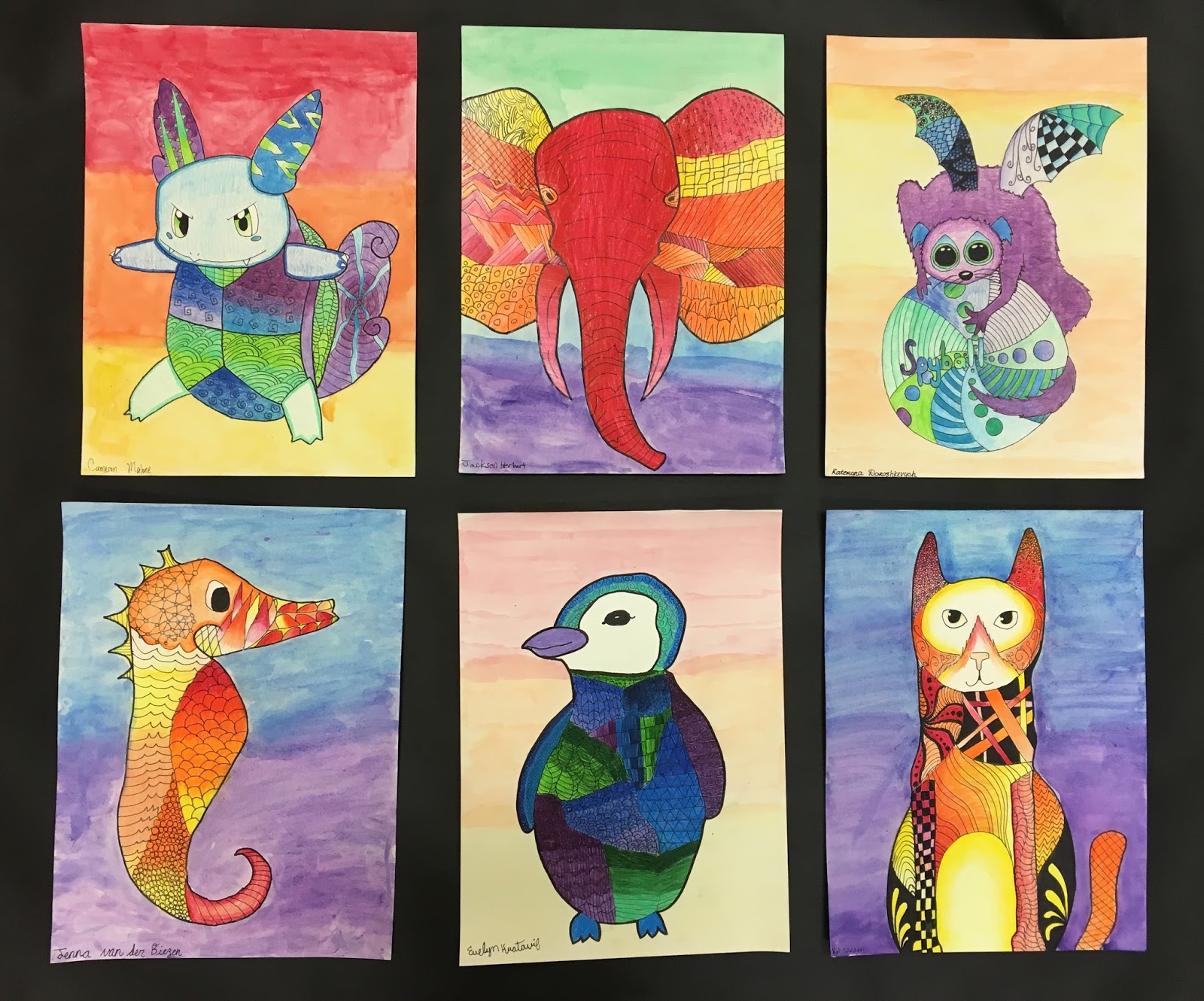Sixth Grade Art with Mrs. Baxter: February 2017