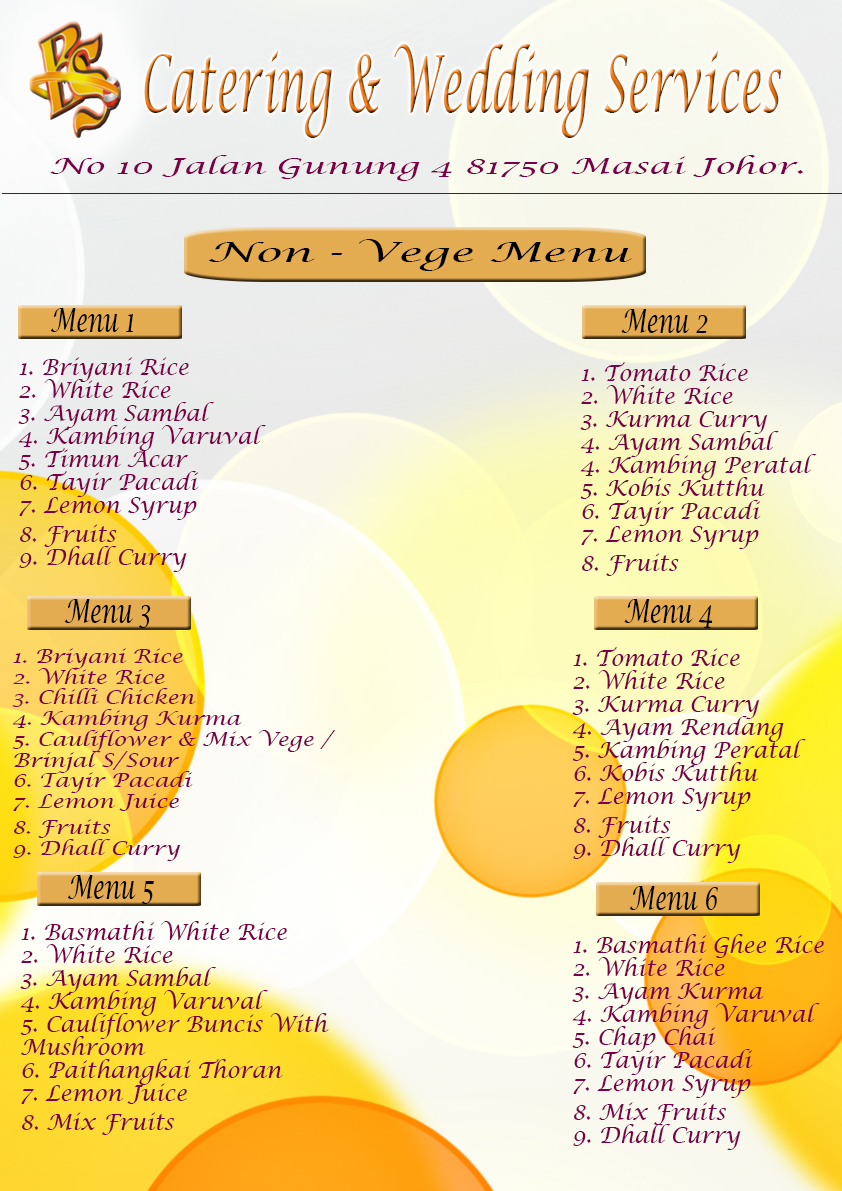 BS CATERING & WEDDING SERVICES