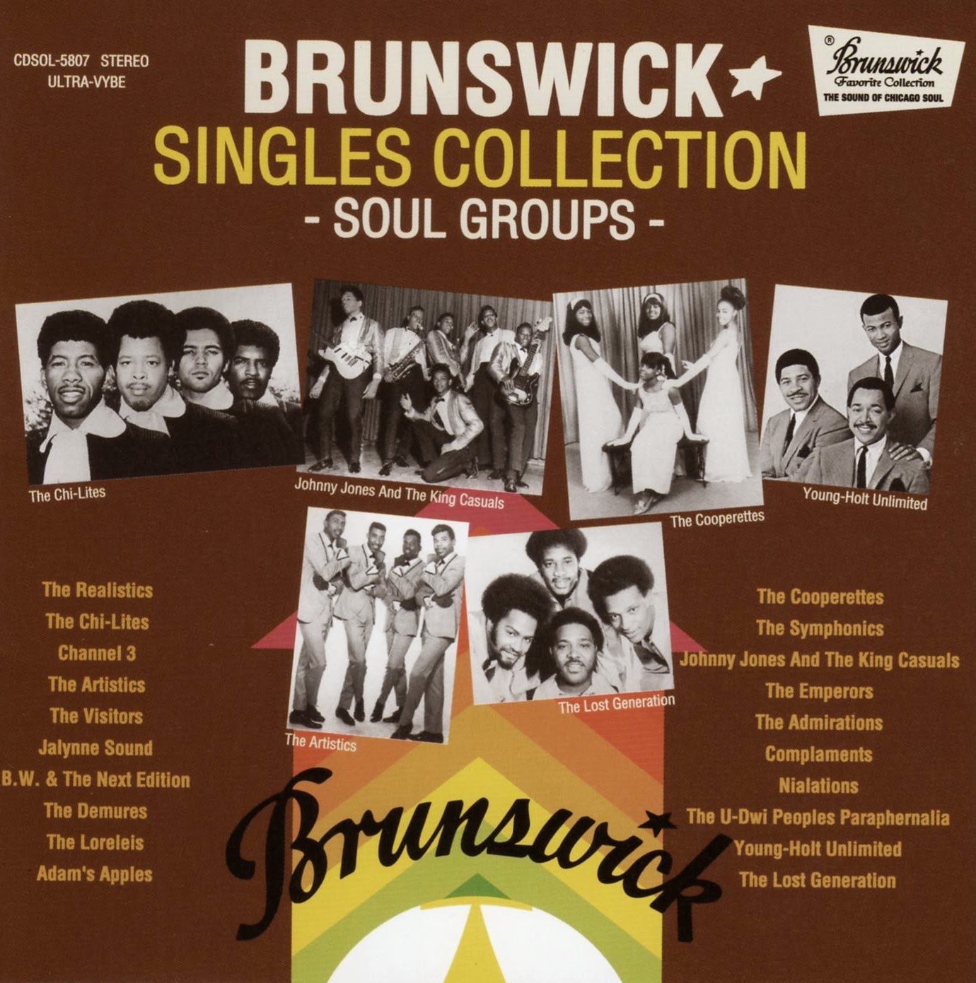 Doo Wop n Soul Oldies: Brunswick Singles Collection - Soul Groups