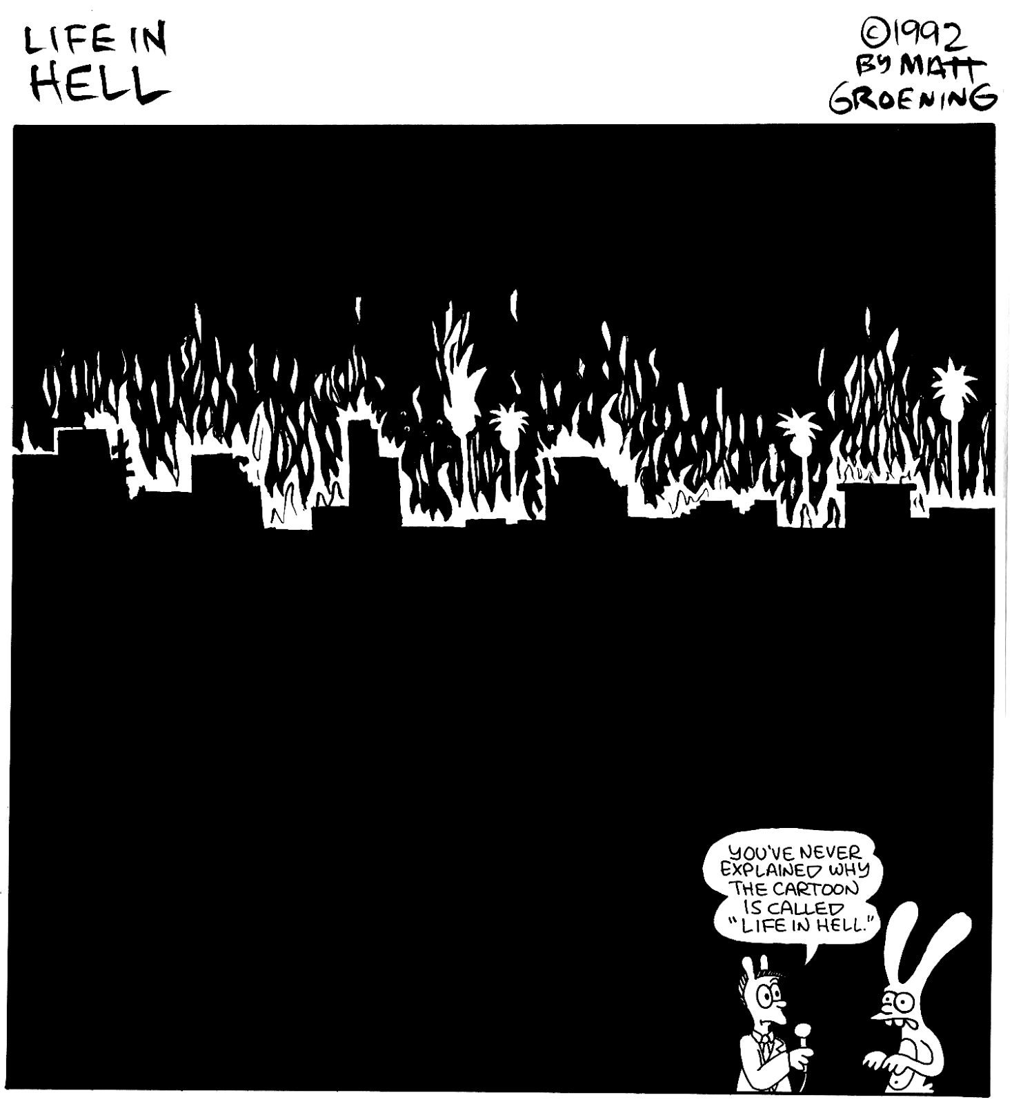 Bongo's Ultimate Life in Hell Archive : Life in Hell 1992 Archive