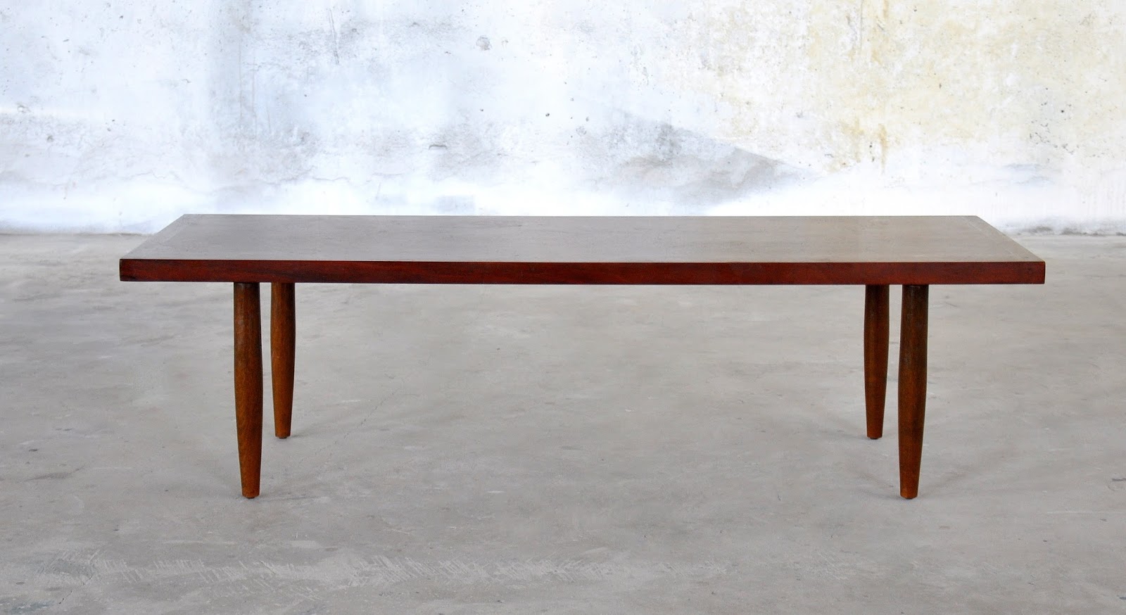SELECT MODERN: Mid Century Modern Walnut Coffee Table or Bench