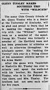 Ohio County, Kentucky History: Baseball in Ohio County - continued