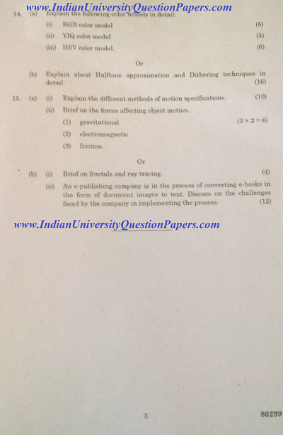 CS6504 Computer Graphics Nov Dec 2016 Question Paper - University ...