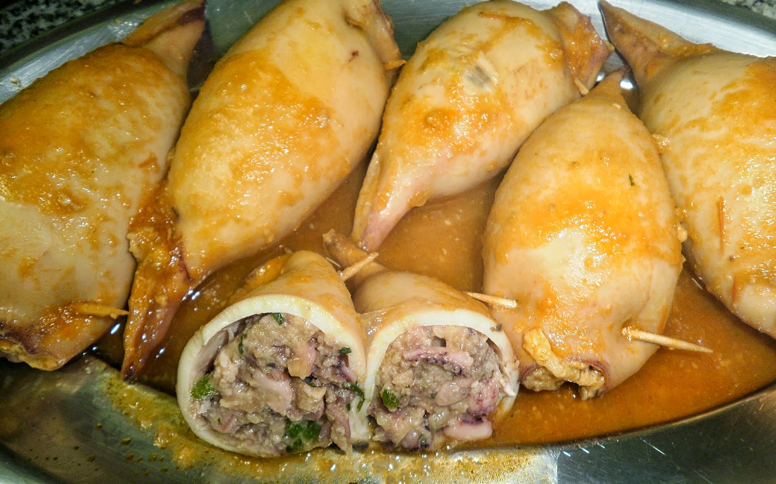 lulas recheadas - Baú da Conceição