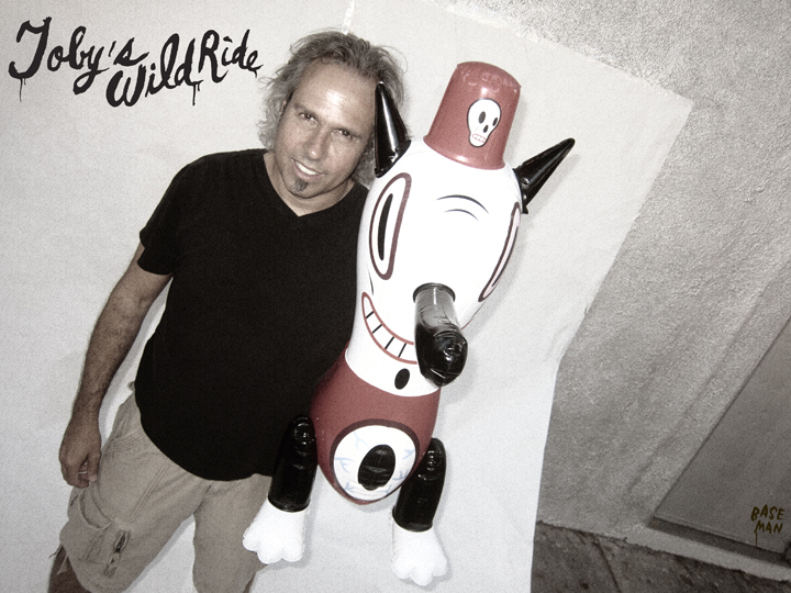 The Loyal Subjects Blog: GARY BASEMAN - TOBY 36" INFLATABLE!