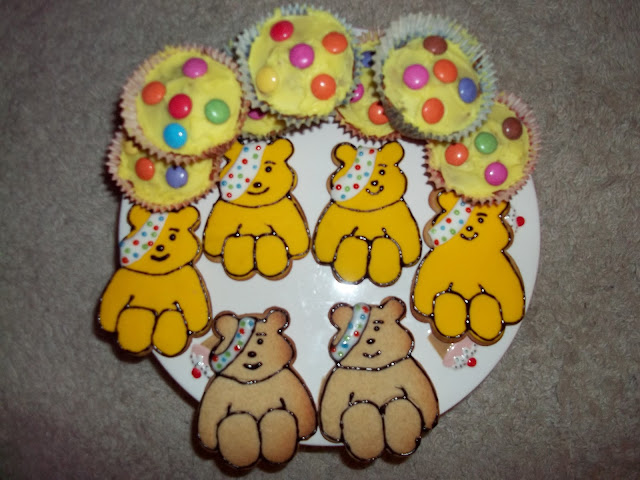 A Wardrobe Full Of Dreams...: Children In Need Baking - Pudsey Bear ...
