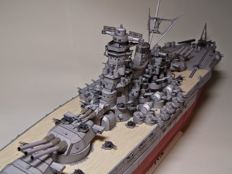 Papermodel Kapal Perang & Lain2: Paper Model IJN Yamato