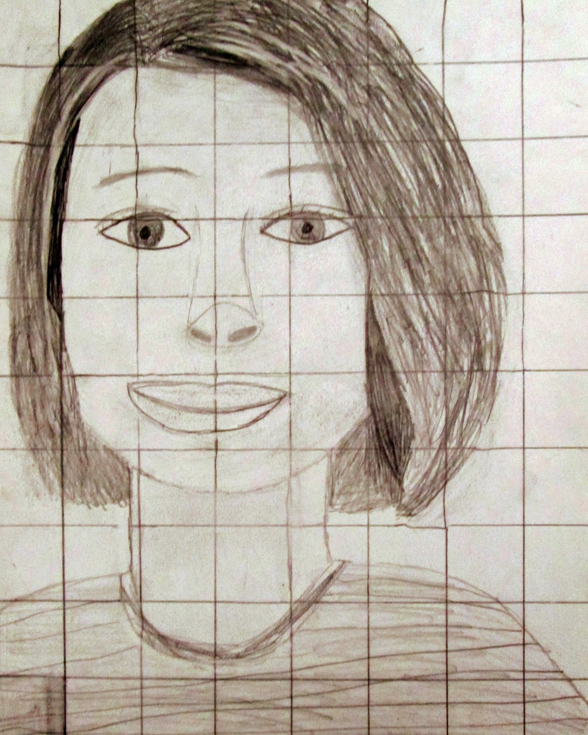 Art at Leestown: Grid Self-Portraits