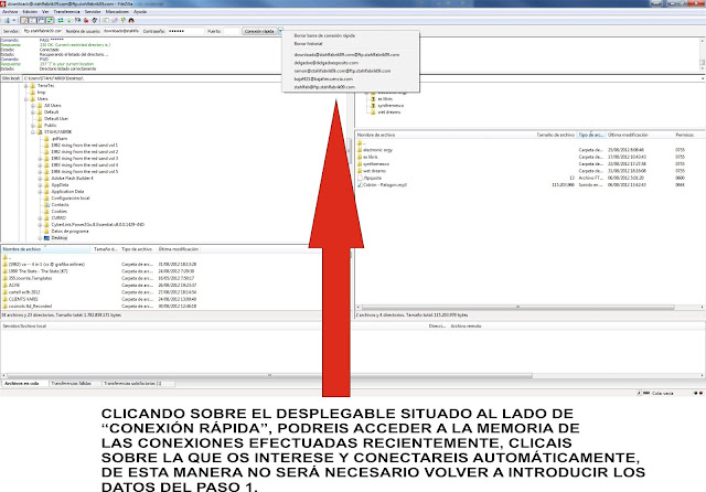 ELECTRONIC ORGY: TUTORIAL SOBRE EL USO DEL FTP CON FILEZILLA