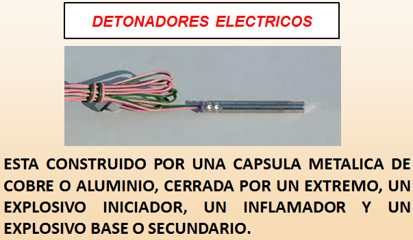 DETONADORES: detonadores