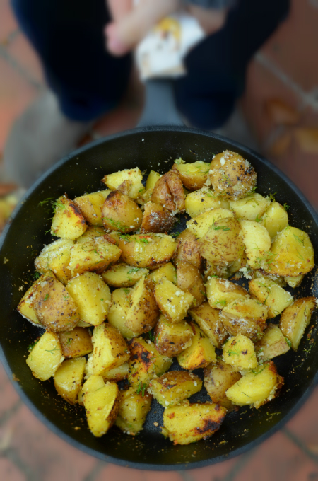 Simple Dill Potatoes | The Redhead's Adventures
