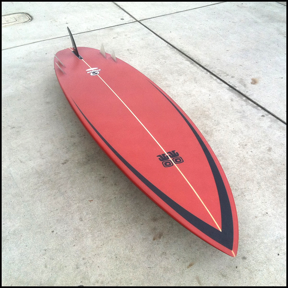 Adult 7’0″ 5 fin Bonzer Wishbone – Surfy Surfy