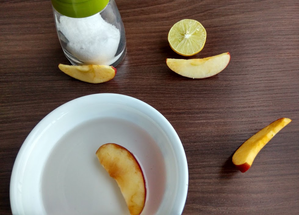 Why cut apples turn brown in color?