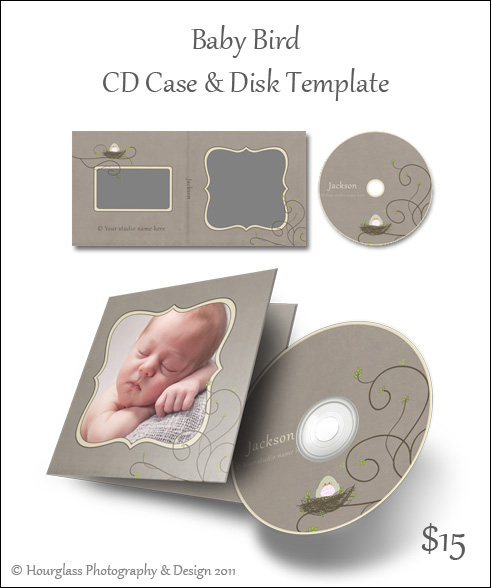Hourglass Photography & Design: Baby Bird Template