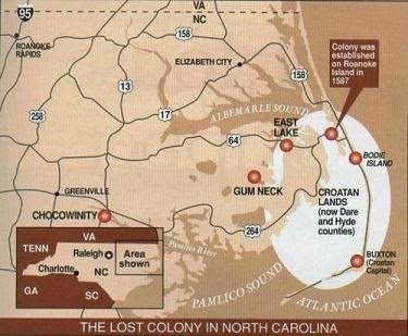 Roanoke Colony ~ Mysteries of History