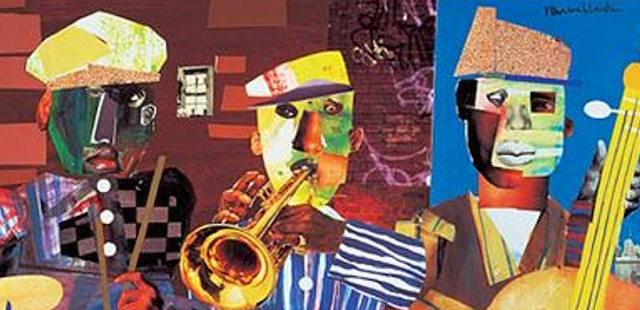 AAEE QR art: Romare Bearden: Collage Portraits