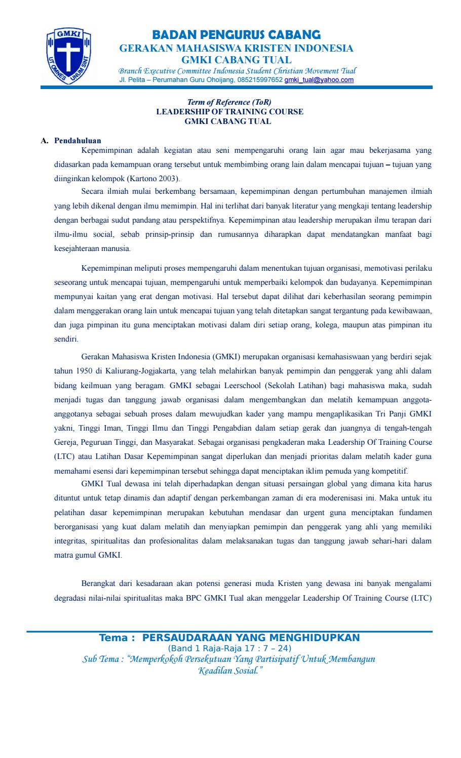 contoh term of reference - wood scribd indo