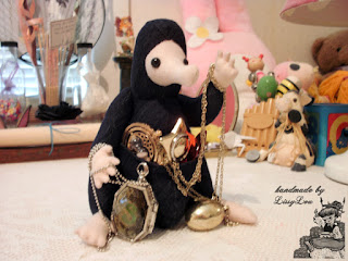 Handmade by Lissy Lou: Niffler (inspired by the Harry Potter Series)