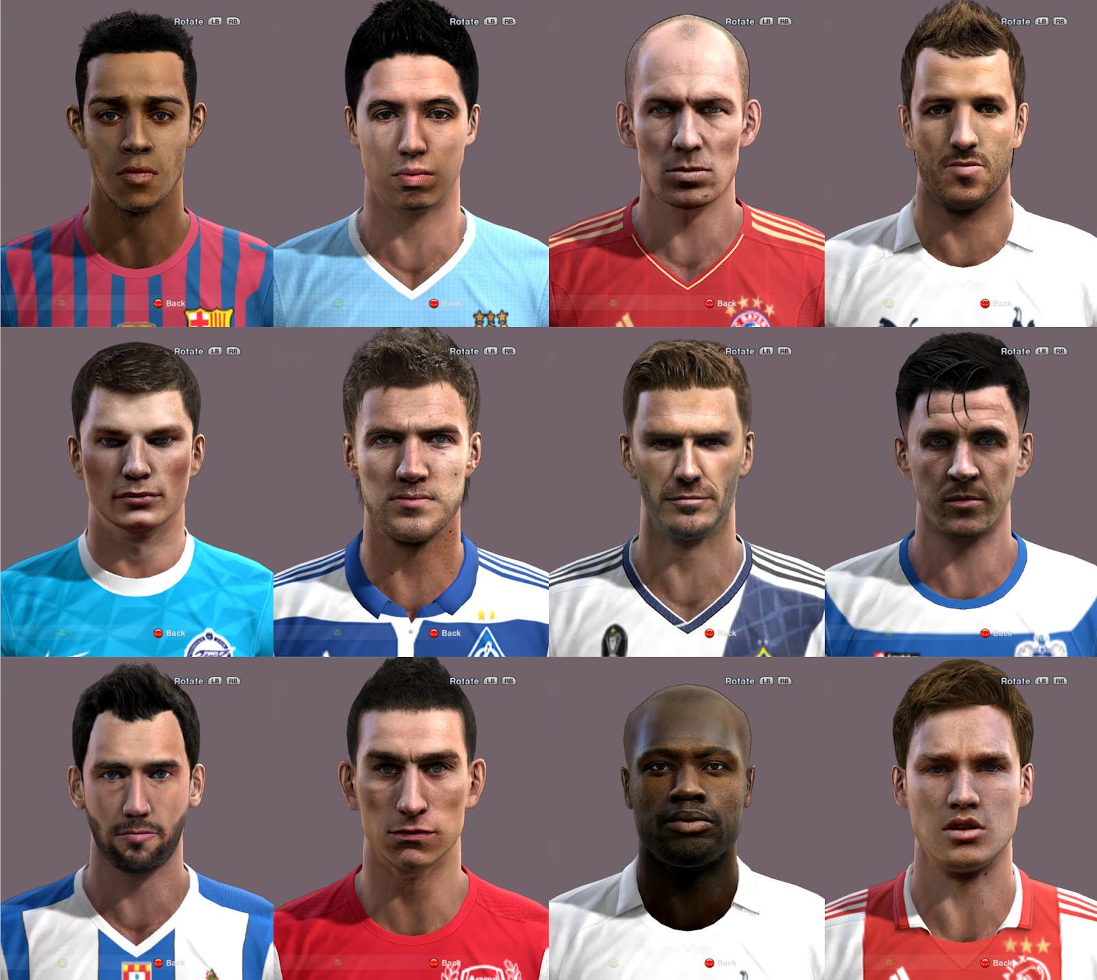 Foro PES Retro - [PES 2012] Recopilación de PACKS de Caras y Peinados