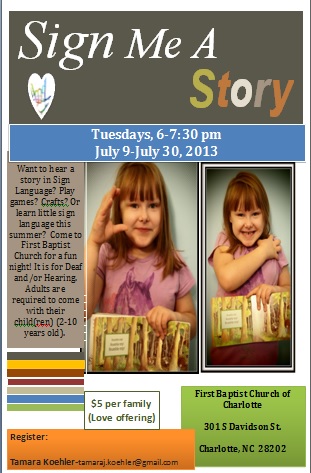 Deaf-Fining Life: Sign Me a Story Event