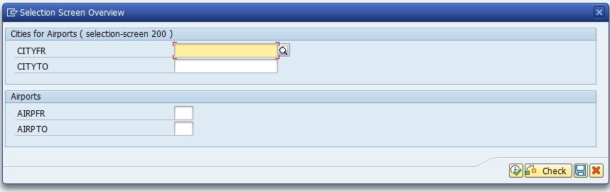 Tutorials For Sap Abap Selection Screen As Dynpros