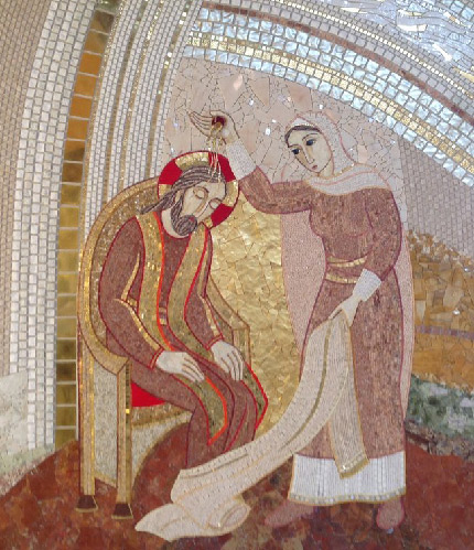 La unción en Betania