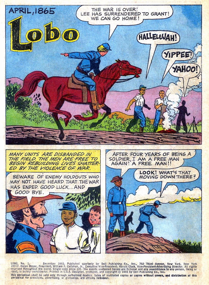 Lobo #1 - 1st appearance, Historic issue - Pencil Ink