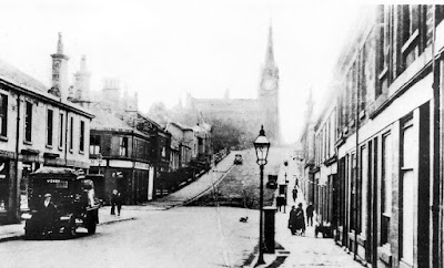Tour Scotland: Old Photograph Gartsherrie Road Coatbridge Scotland