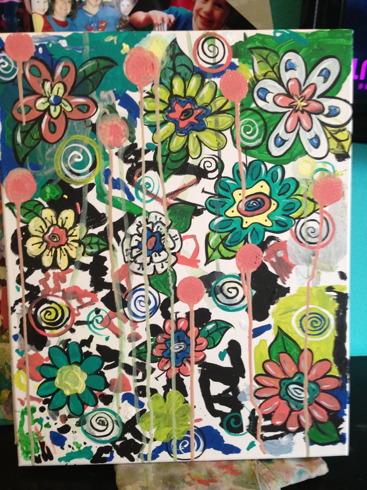 Mojoy: Gabs and Mama combined art