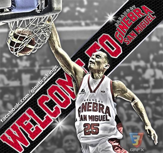 Mico Halili: PBA Fan Art: Ginebra fans welcome Japeth Aguilar. GRAPHICS:
