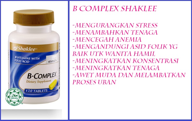B Complex Shaklee | PAKAR CANTIK